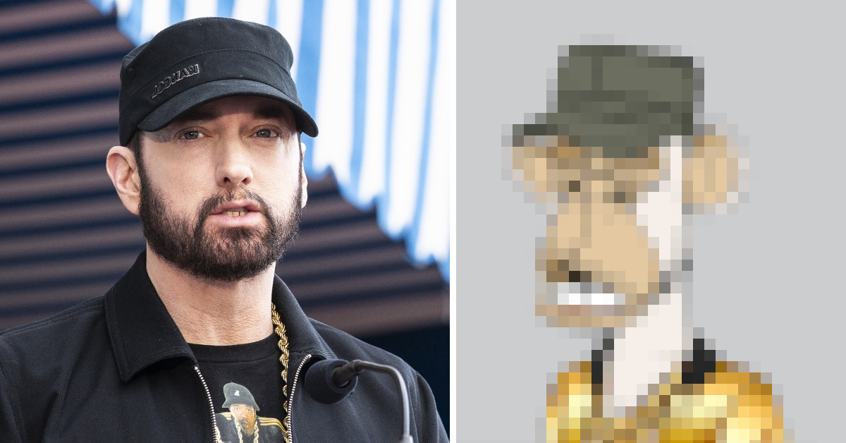 Eminem utratil miliony za NFT znuděné opice, která vypadá jako on sám ...