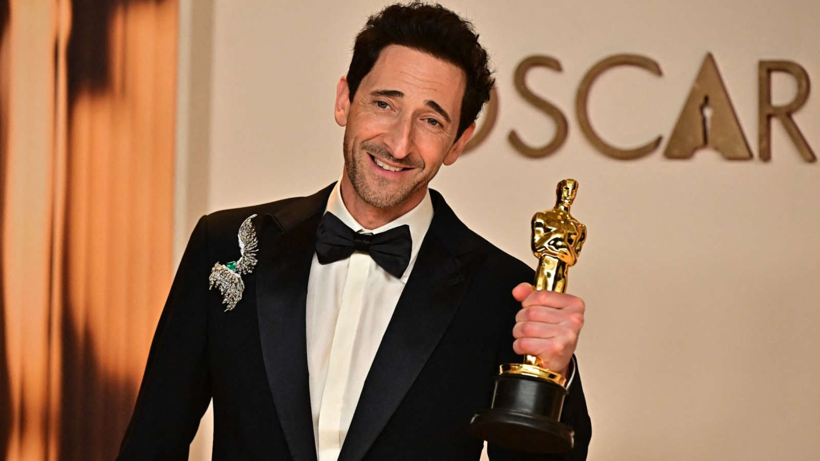 Adrien Brody překonal rekord v nejdelší děkovné řeči na Oscarech