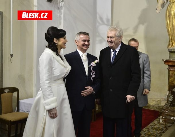 FOTO: Kancléř Mynář se oženil s Noskovou! Svědčil jim Zeman